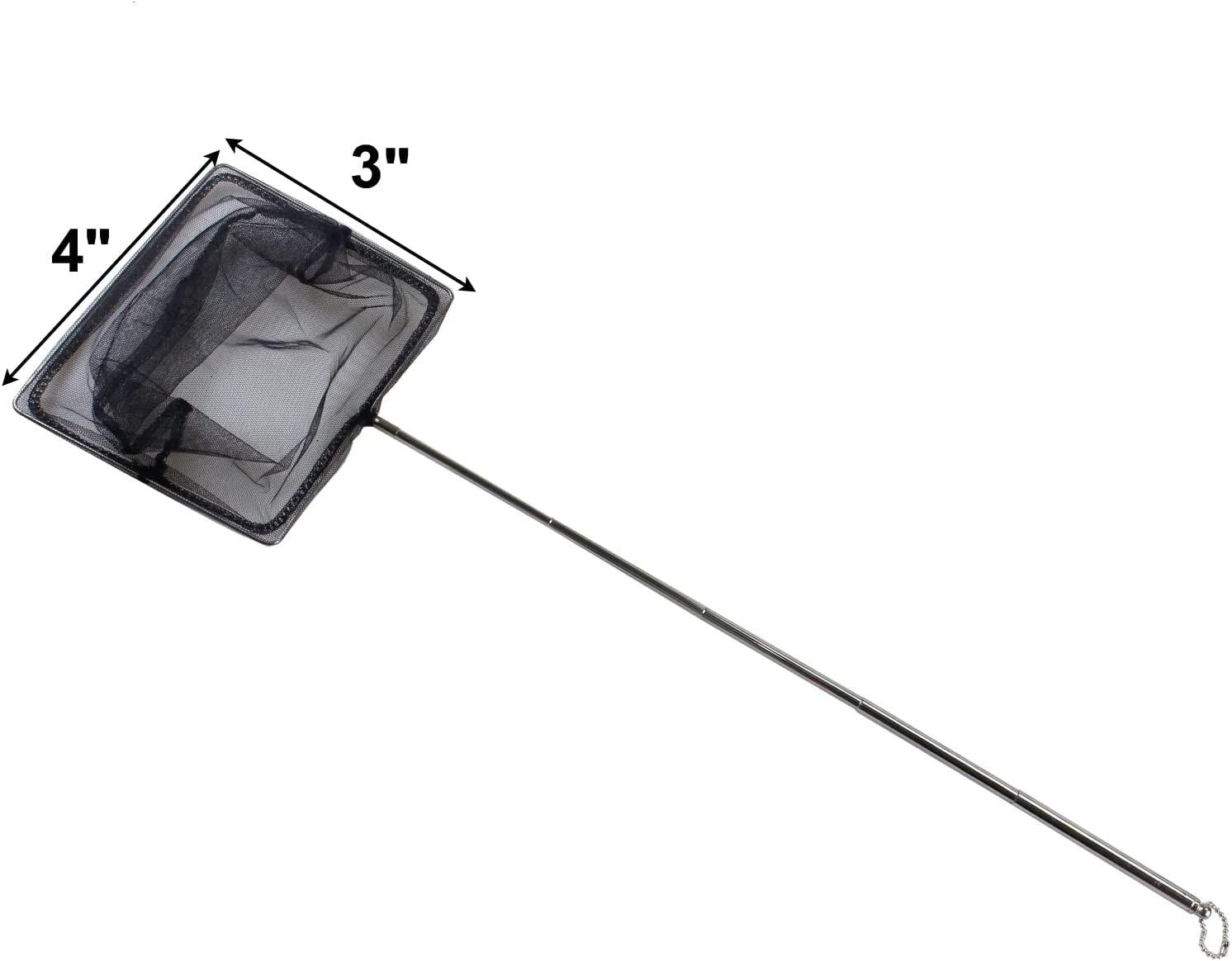 AQUANEAT Fish Net Aquarium, Fish Tank Net, Aquarium Net with Long ...