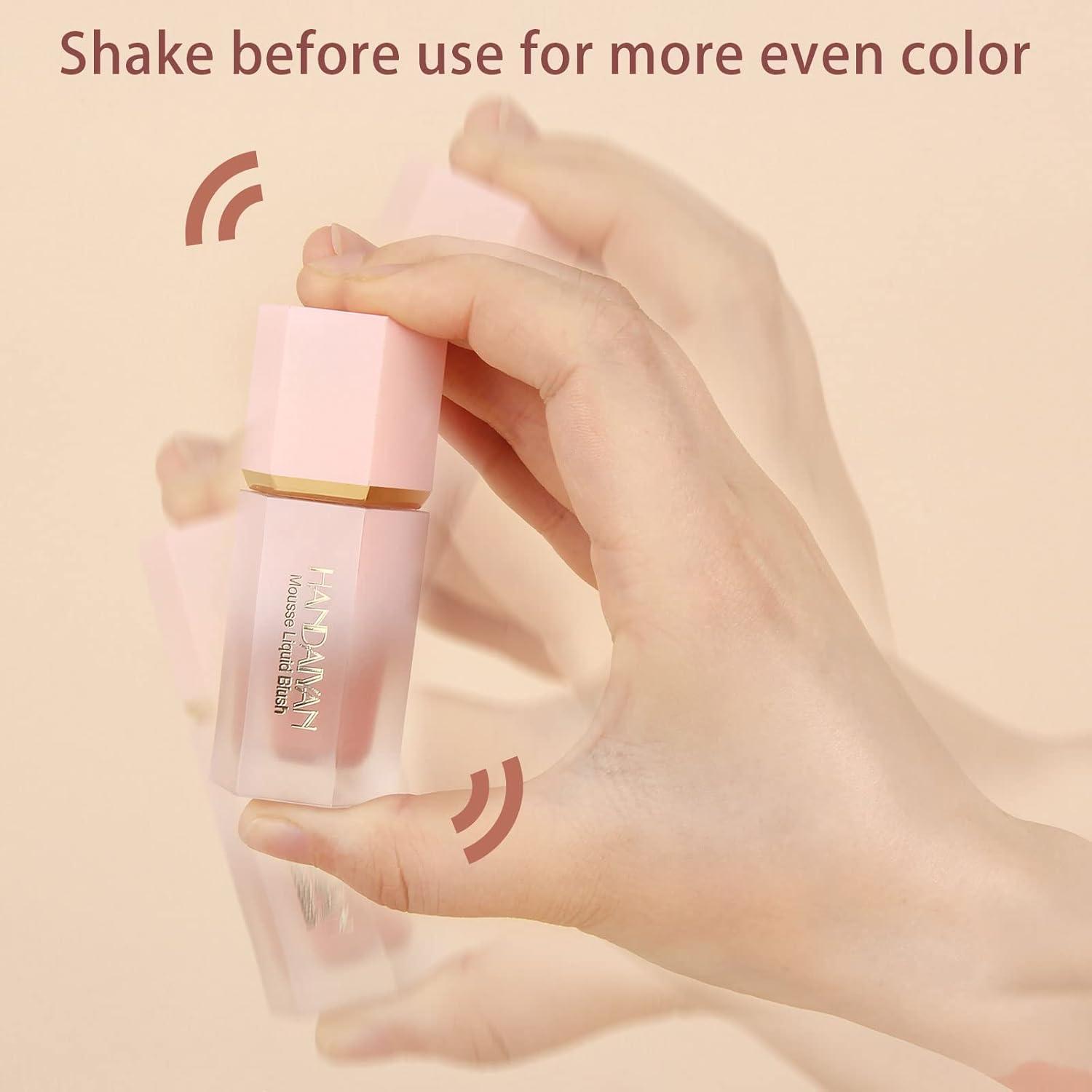 HANDAIYAN Blush Stick Liquid Blush High Pigment Weightless Long-Wearing ...