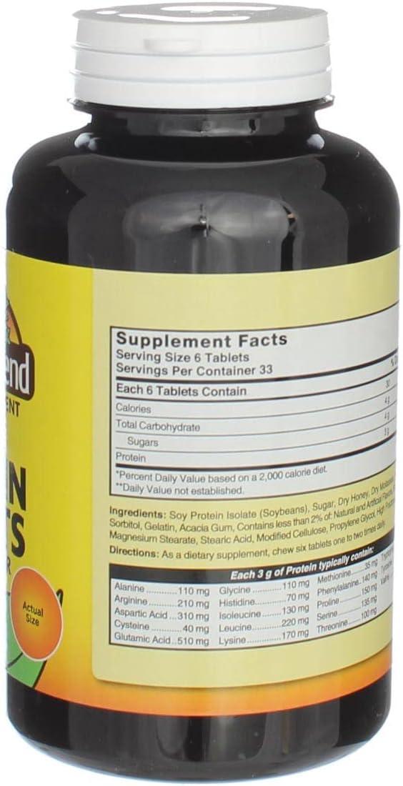 Natures Blend Protein Tablets - Honey Flavor | 200 Tablets ...