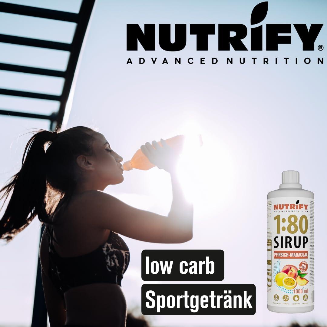 Nutrify Vital Fitness Drink 1L Peach Maracuja | Sugar-Free Beverage ...