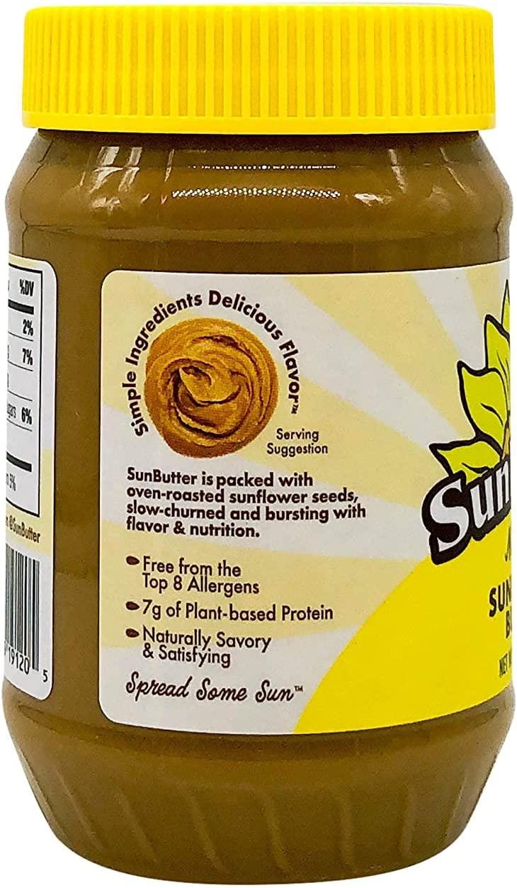 Sunbutter B41295 Sunbutter Natural Sunflower Seed Spread - 16oz | Buy ...