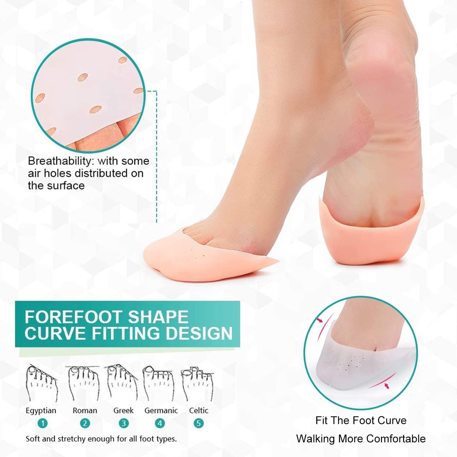 Breathable Gel Toe Covers for Pain Relief - 2 Pairs | Toe Protectors ...