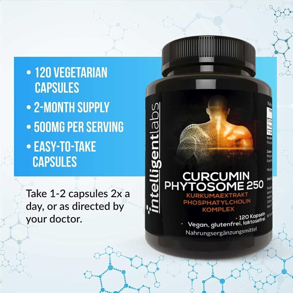 Intelligent Labs Meriva Curcumin Phytosome - 2900% Better Absorbed, 100 ...
