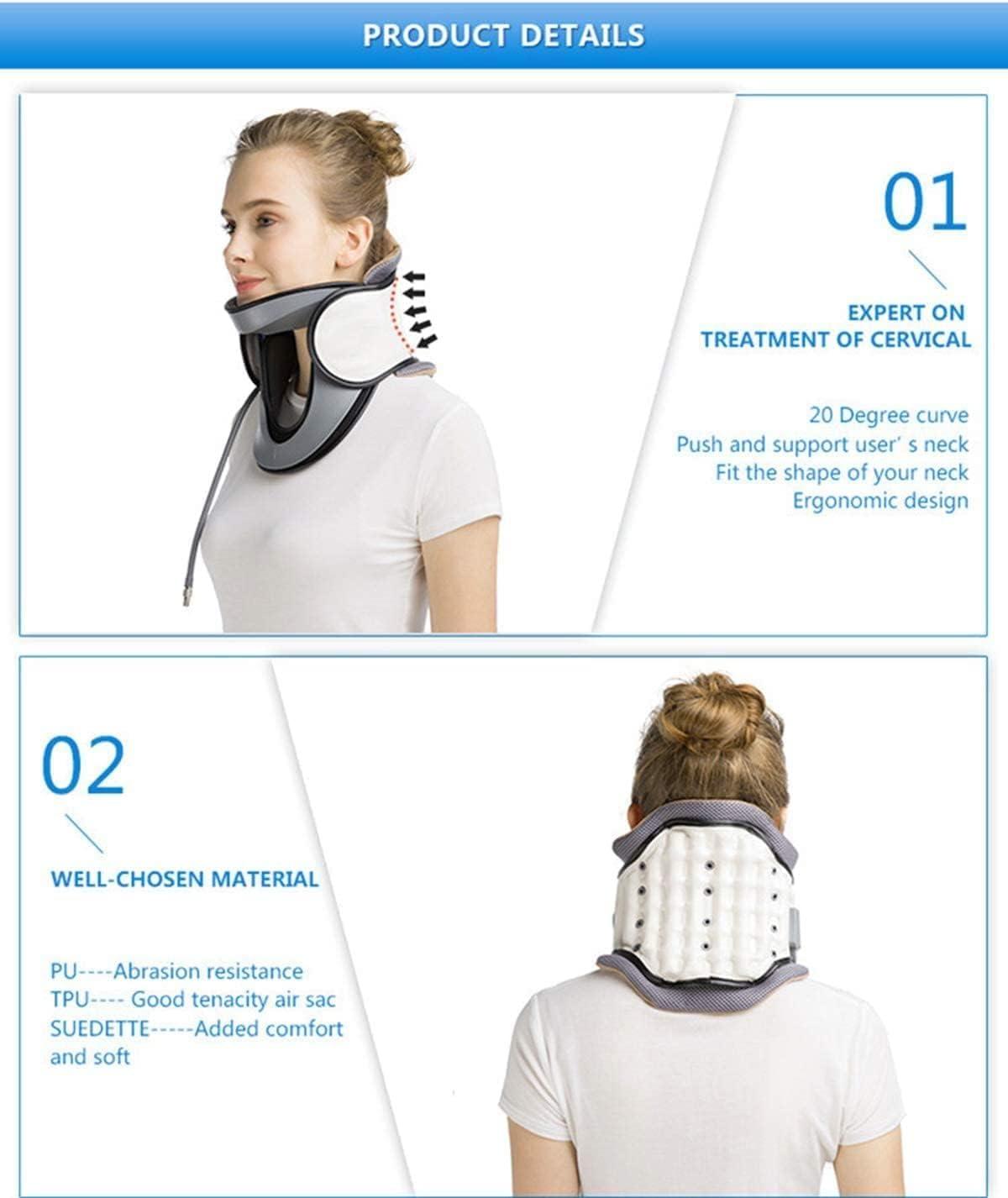 JLASDR Neck Protection Device | Cervical Traction for Pain Relief ...