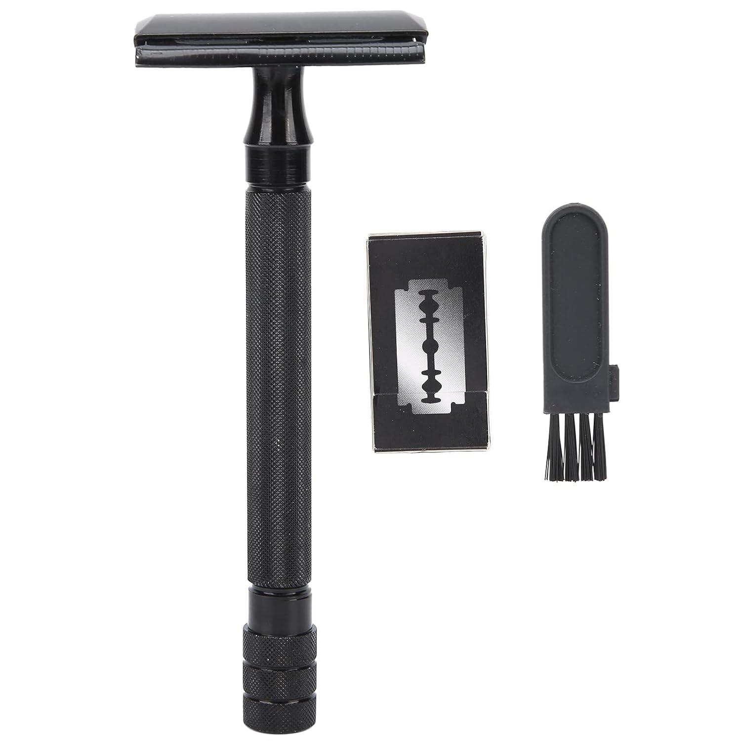 Double Edge Safety Razor - Old Fashioned Manual Shaver for Body Hair ...