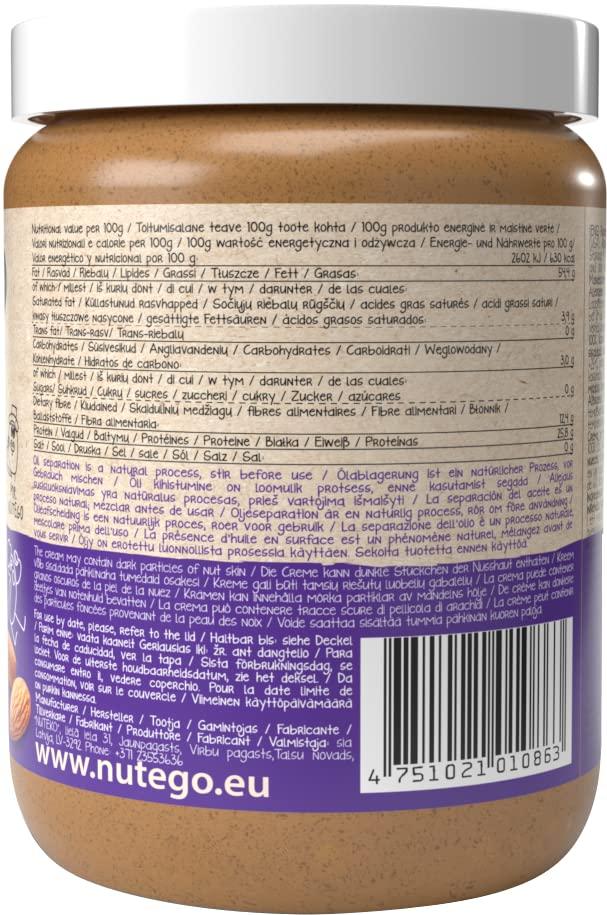 Nutego 100% Creamy Almond Butter - No Additives No Salt No Sugar No ...