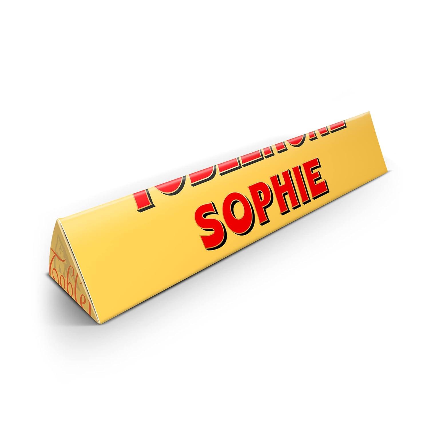 Personalized Toblerone - Custom Milk Chocolate with Names & Messages ...