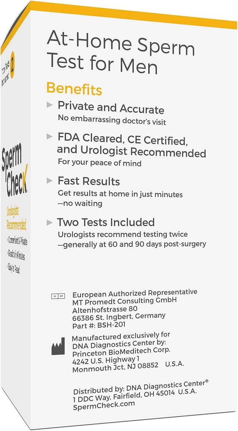 SpermCheck Vasectomy Home Test Kit | FSA & HSA Eligible | Buy Now with ...