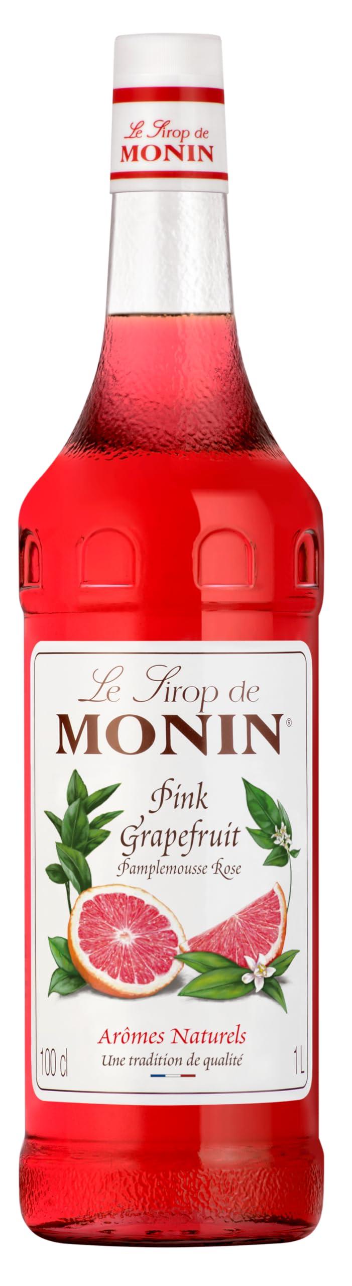Buy Monin Pink Grapefruit Syrup 1L - Premium Flavoring for Cocktails ...