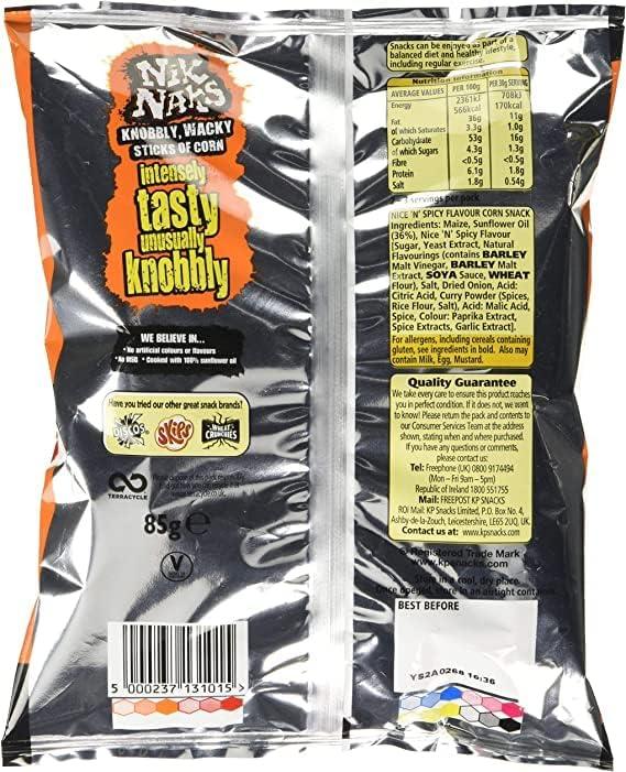 A pack of 3 Nik Naks Crisps Corn Snacks Flavor | Nik Naks Nice & Spicy ...