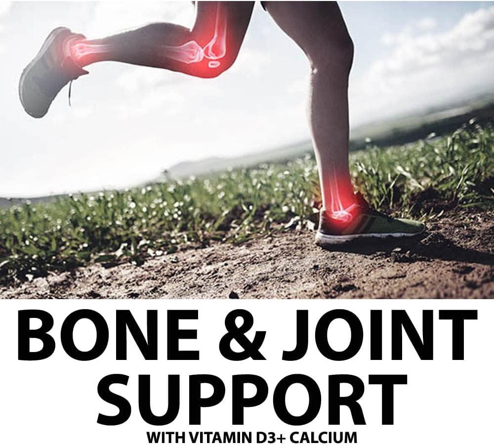 VitaVocal Bone and Joint Support with D3 K2 + Calcium Magnesium - 120 ...