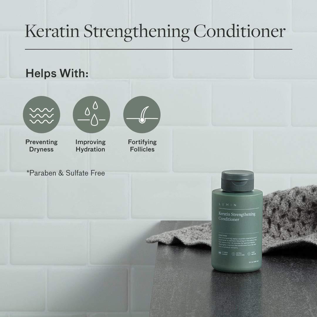 Lumin Men's Scalp Recovery Set: Recovery Shampoo, Keratin Conditioner ...