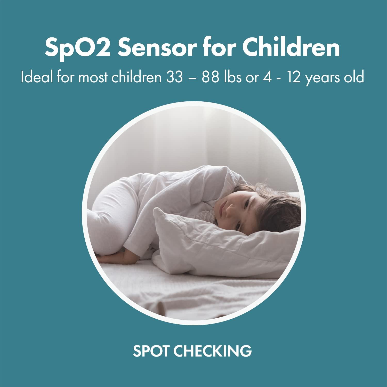 CMI Health Pediatric SpO2 Finger Clip Sensor for Children - Compatible ...