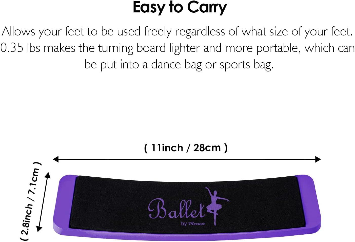 REEHUT Ballet Spin Board - Purple | Turning Board for Dancers - Improve ...