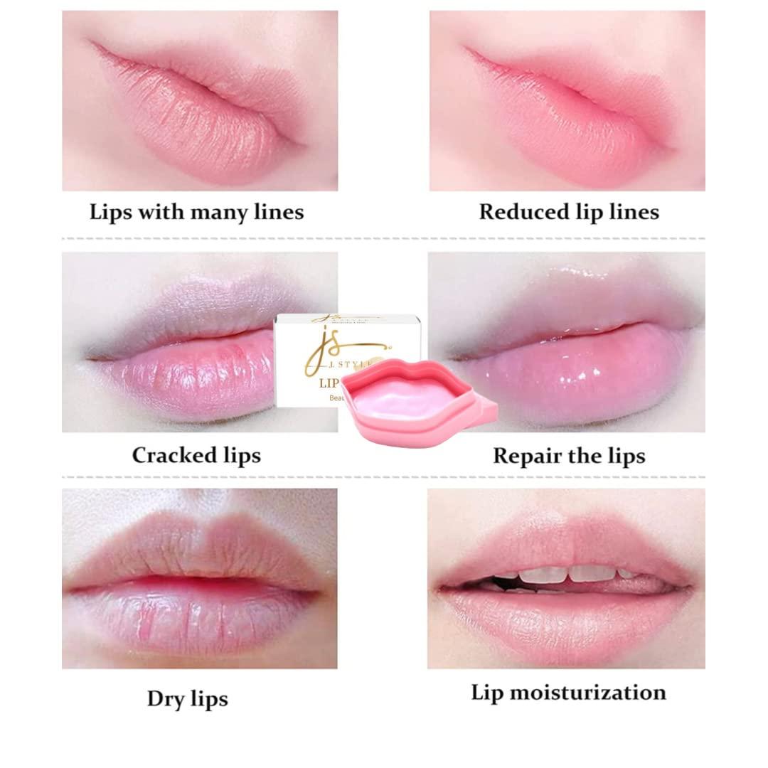 Hydrolyzed Collagen Lip Mask Pink - Aloe Vera & Hyaluronic Acid ...