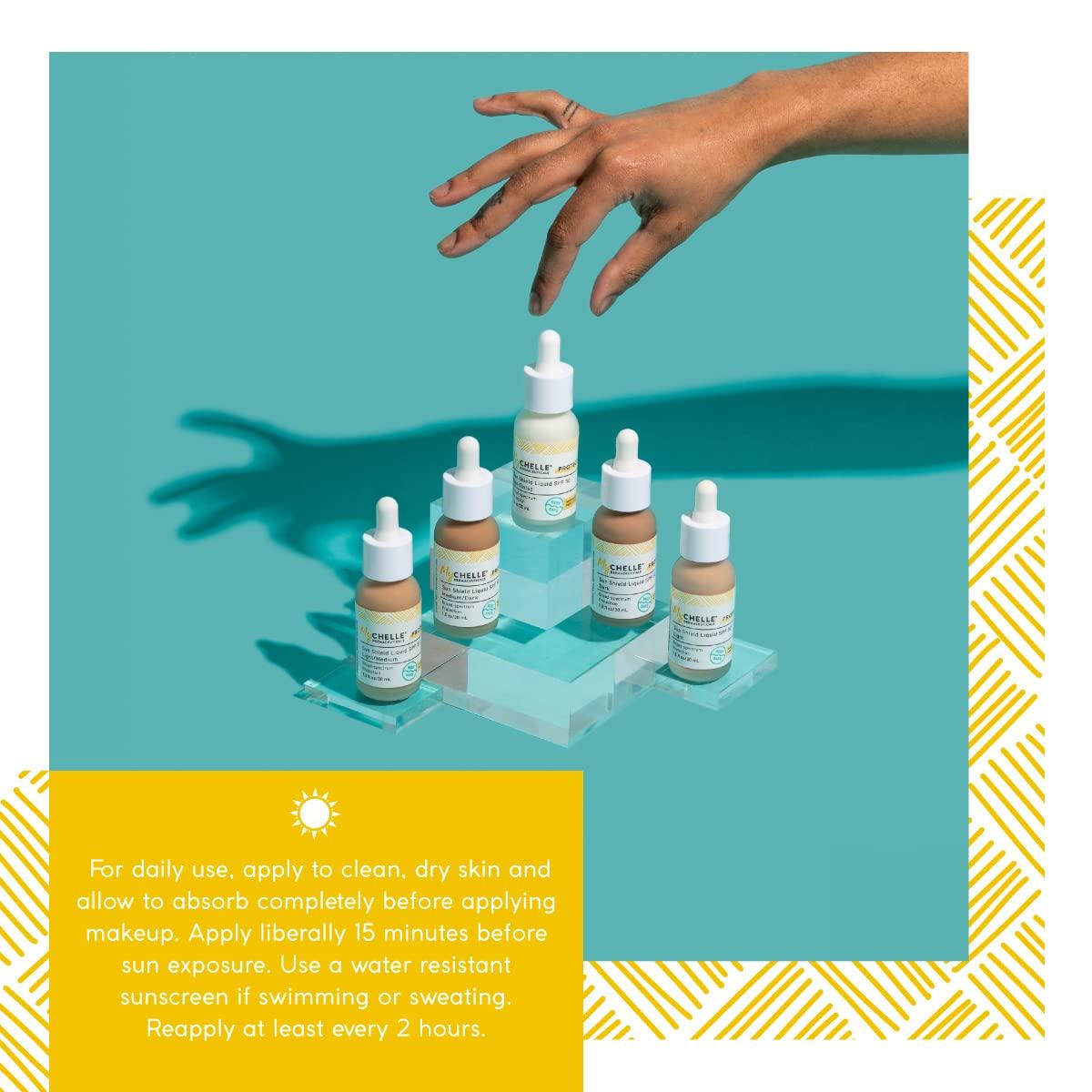 MyCHELLE Dermaceuticals Sun Shield Liquid SPF 50 Light - Tinted ...