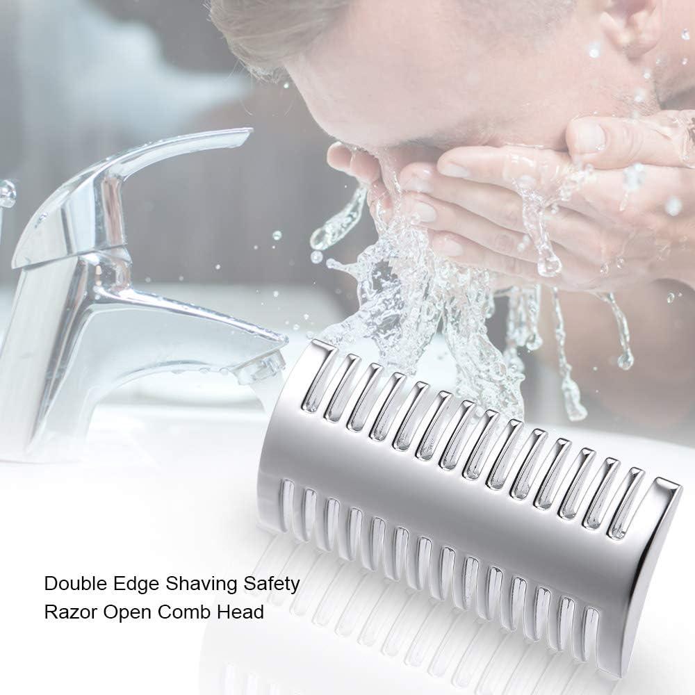 Double Edge Safety Razor with Open Comb Head - Ideal Male Shaving Tool ...