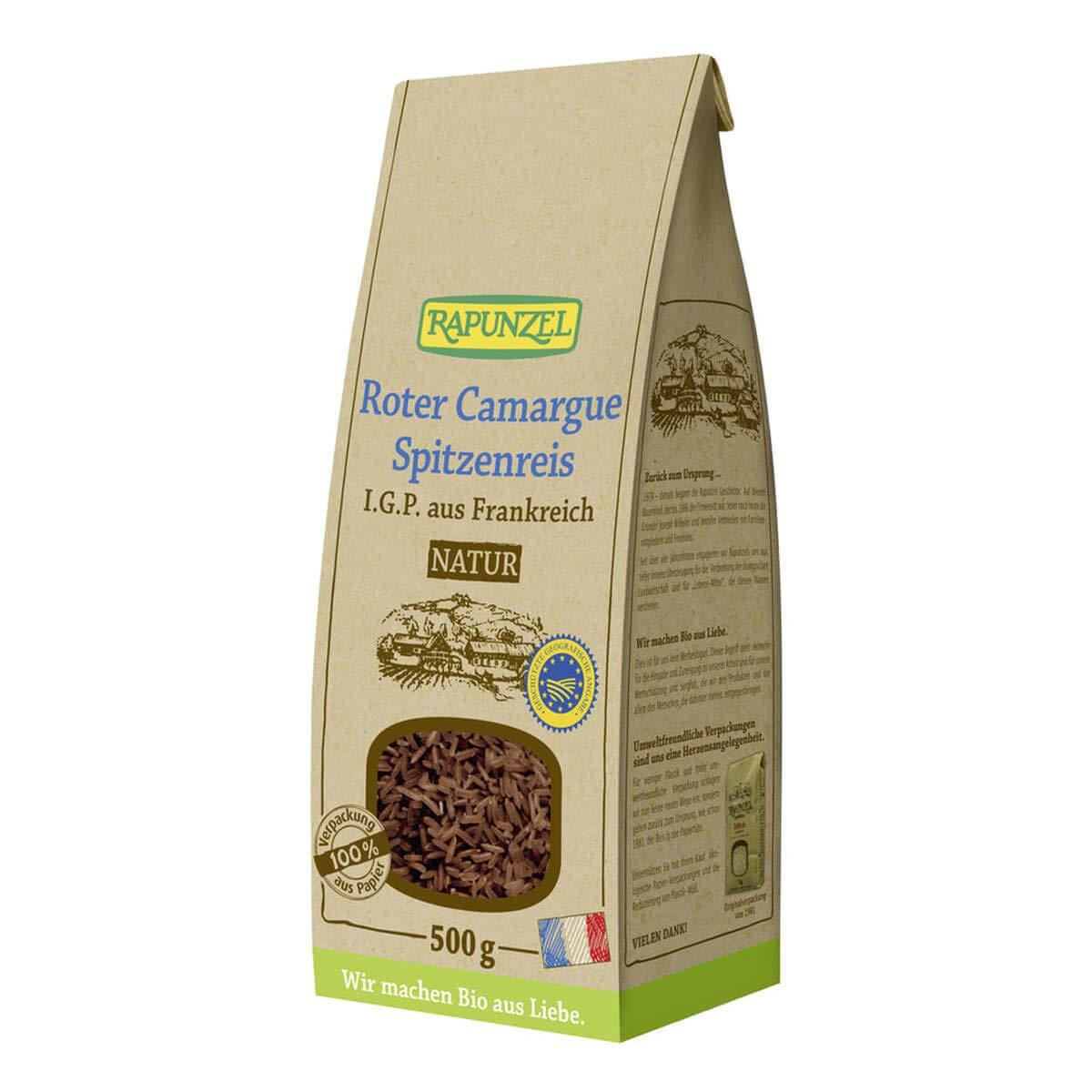 Buy Rapunzel Red Camargue Premium Organic Rice 500g - Natural Gluten ...