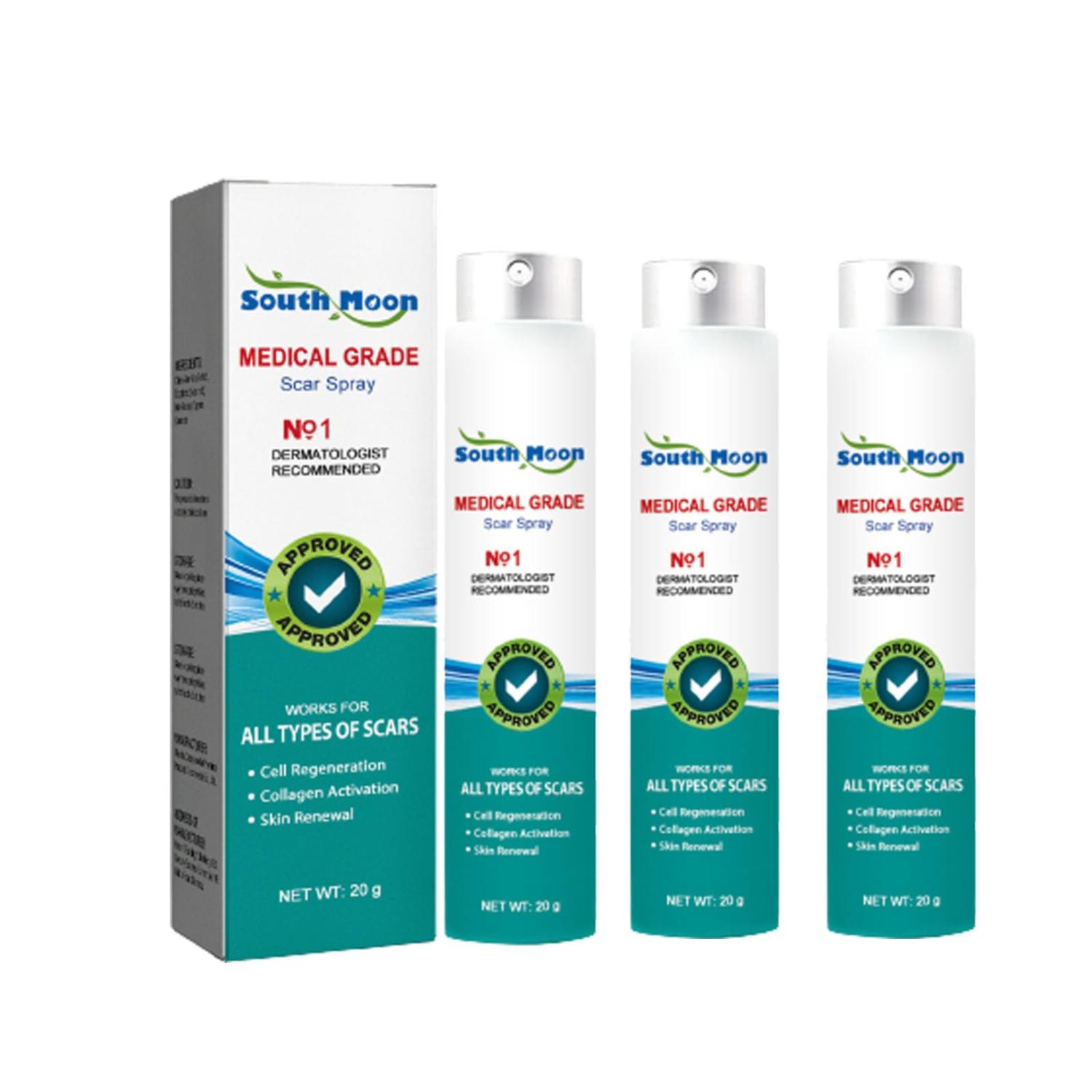 South Moon Medical Grade Scar Spray and Silicone Scar Sheets South Moon ...