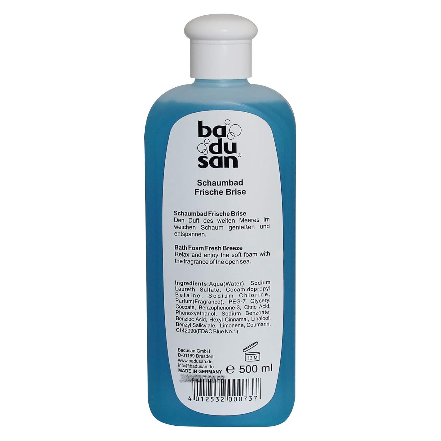 Buy Pack of 3 Badusan Bubble Bath Additive - Fresh Breeze 3 x 500 ml ...