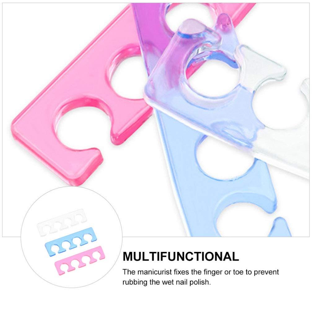 Lurrose Silicone Toe Spreader & Finger Separator - 3-Piece Nail Art ...