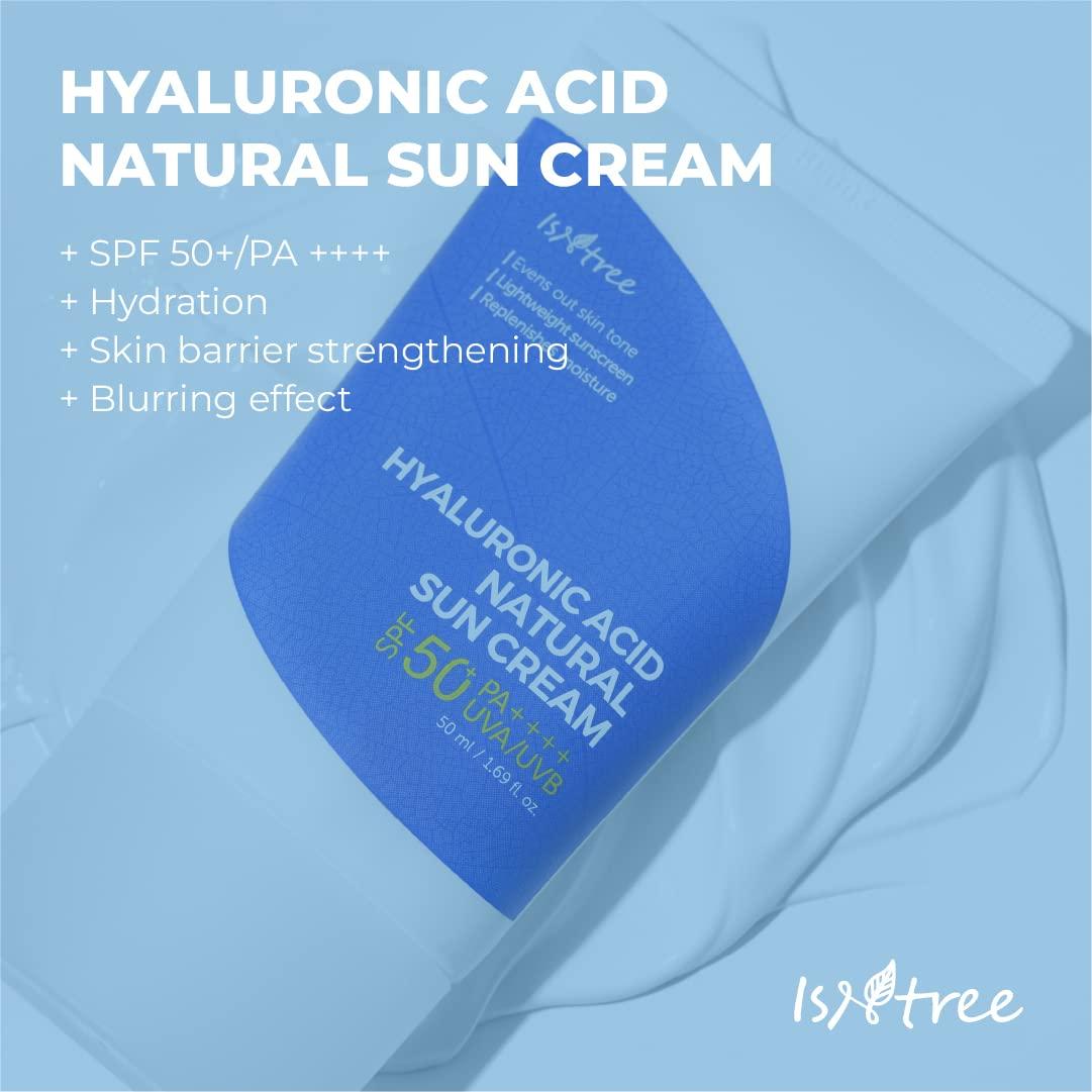 ISNTREE Hyaluronic Acid Natural Suncream SPF50 PA++++ 50ml ...