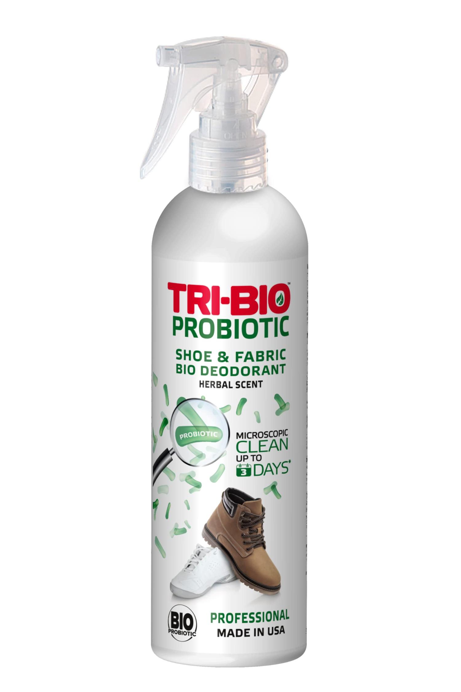 Tri-Bio Eco Probiotic Deodorant Spray 210ml - Eliminates Bacteria for ...