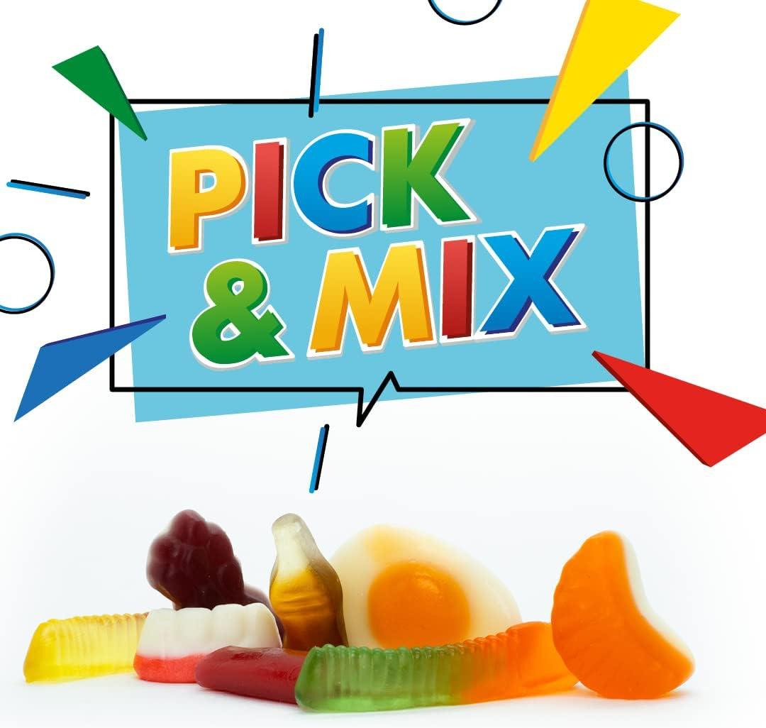 Bebeto Pick & Mix Party Pack - 750g Halal Certified Candy with Gummy ...