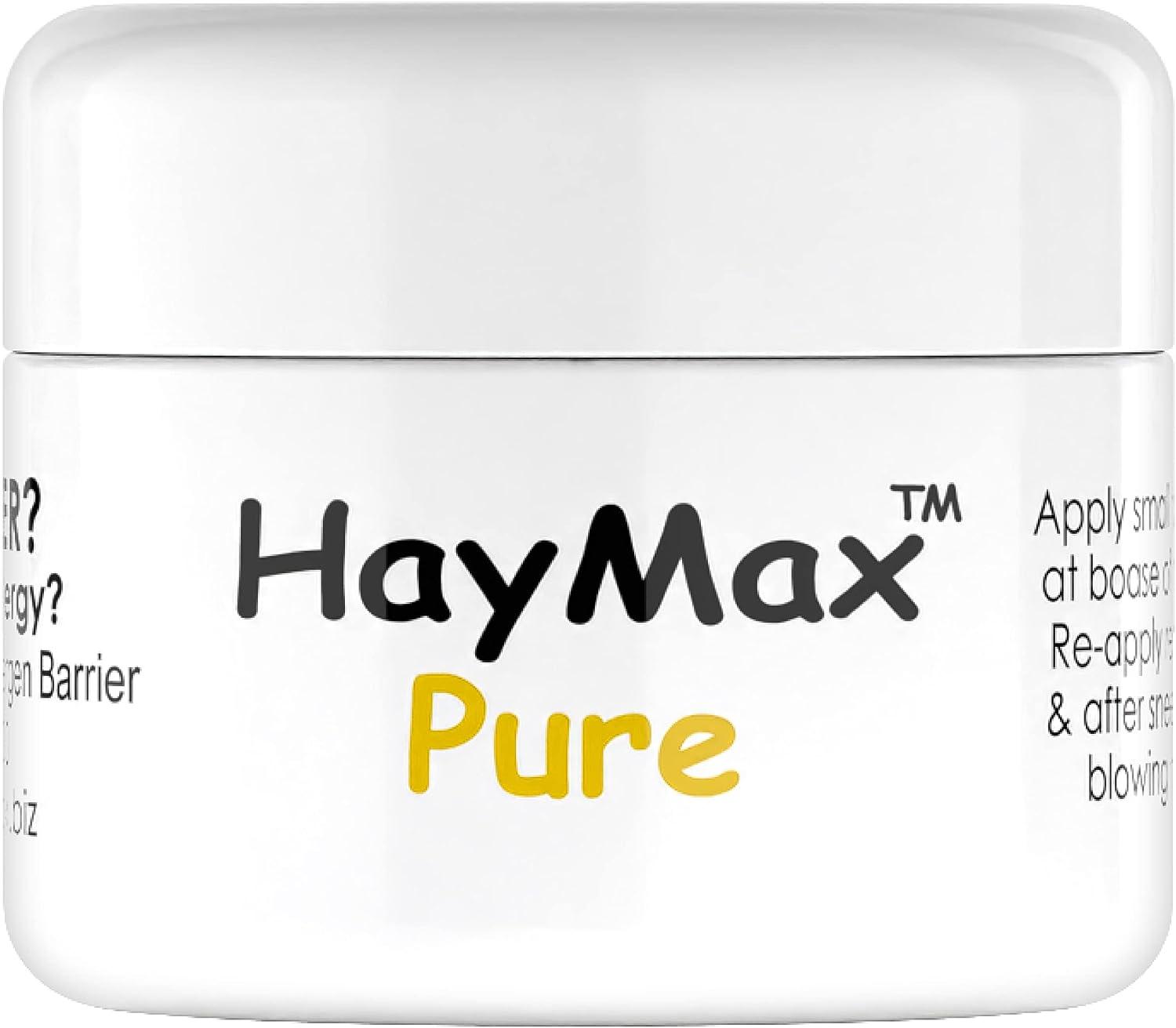 HayMax Allergen Barrier Balm 5ml - Organic Non-Drowsy Relief for Hay ...