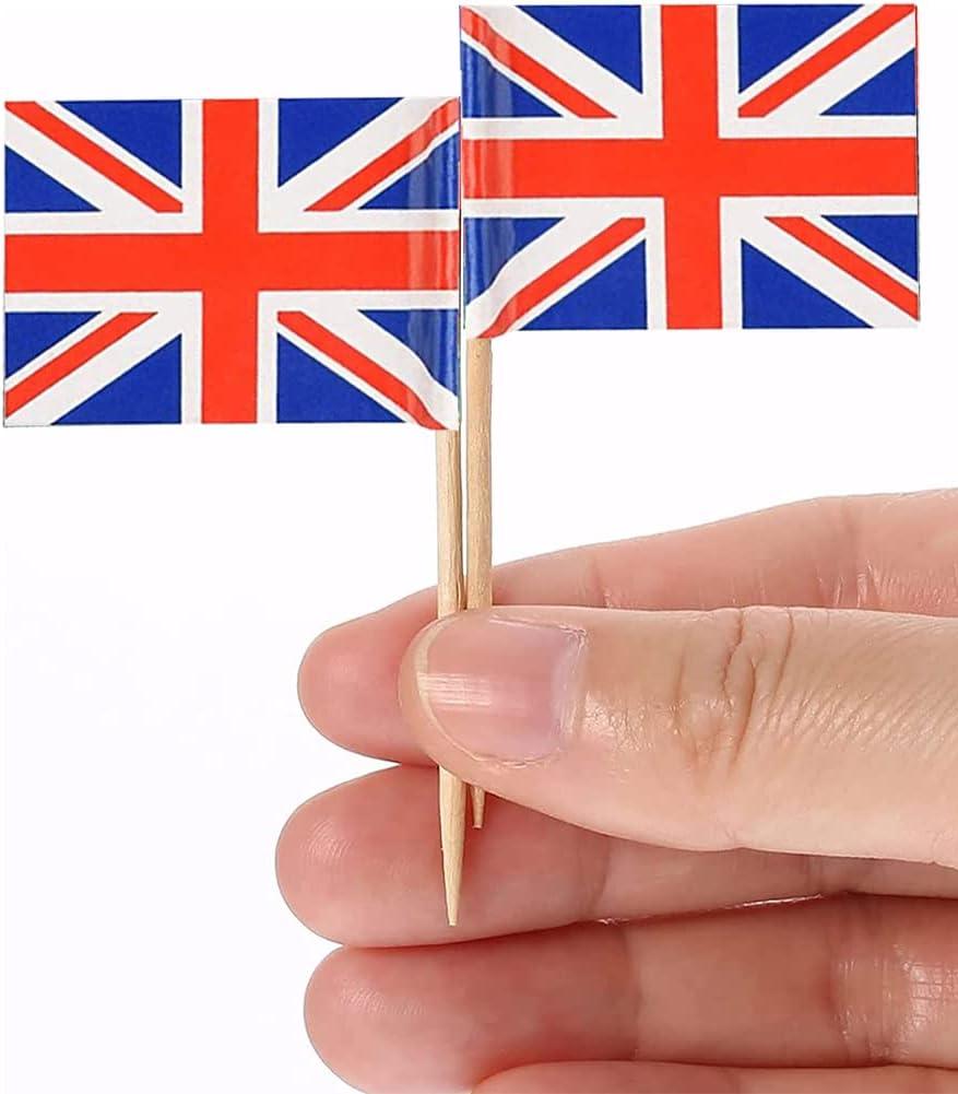 UK Flag Toothpicks (100) | British Themed Party Supplies | Buy Now with ...