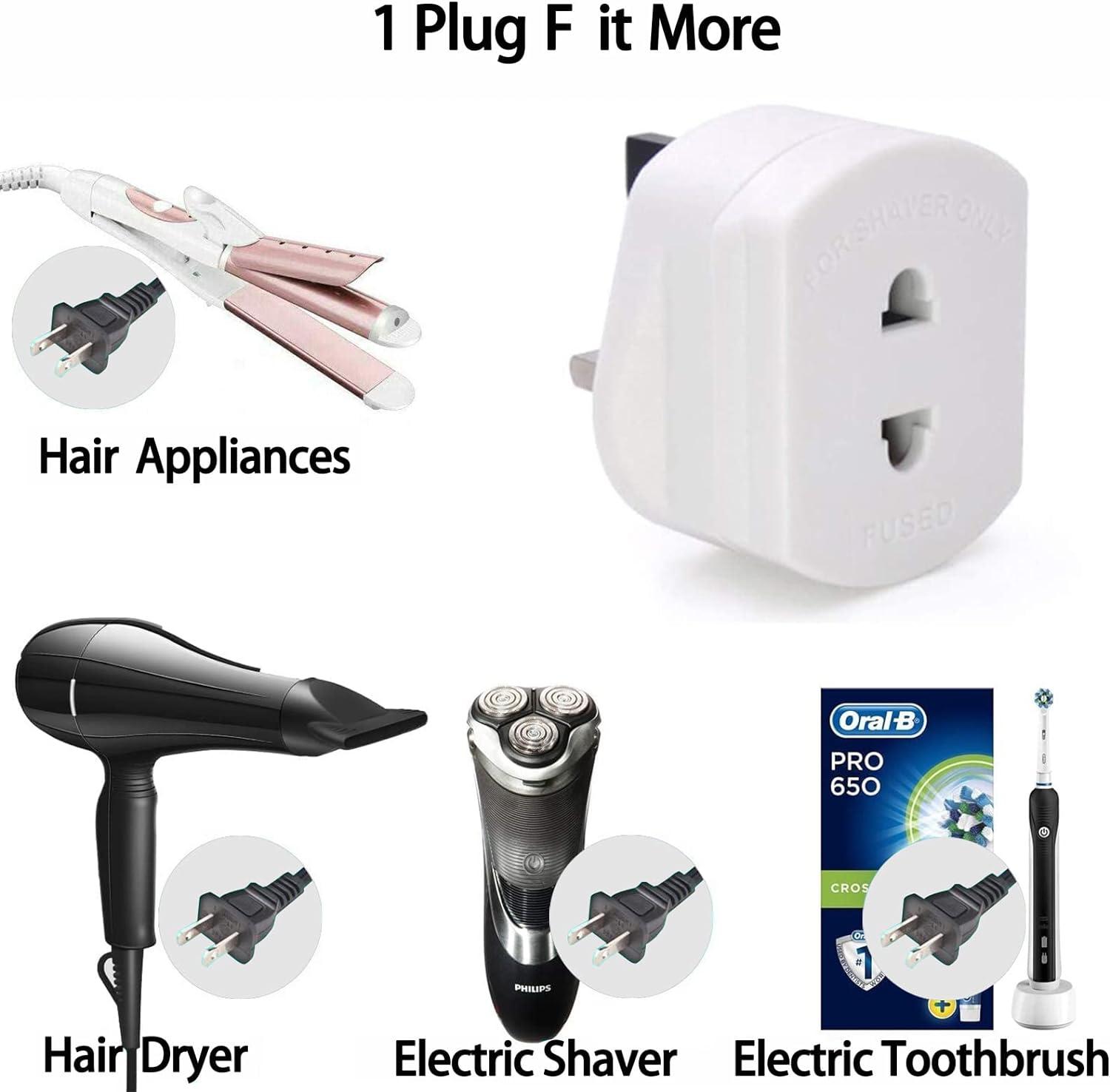 toothbrush and shaver socket