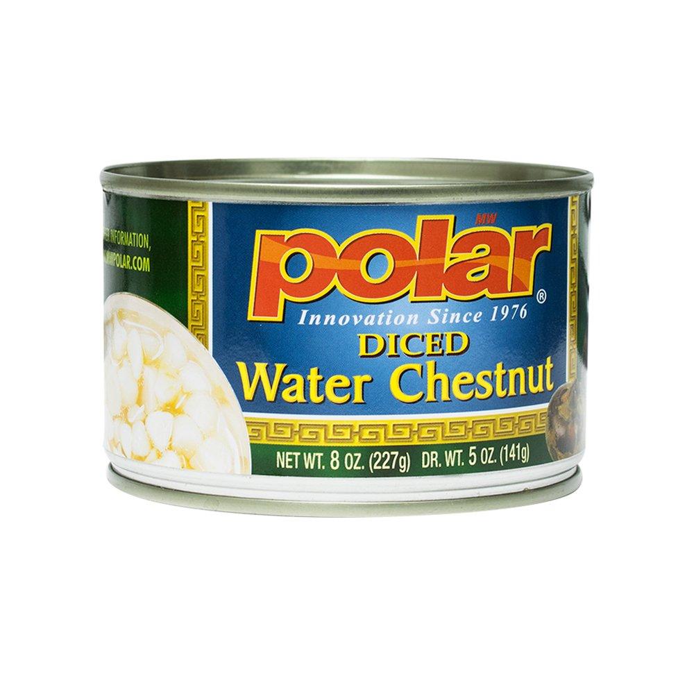 MW Polar Water Chestnuts Diced 8oz - Pack of 12 | Canned Vegetables ...