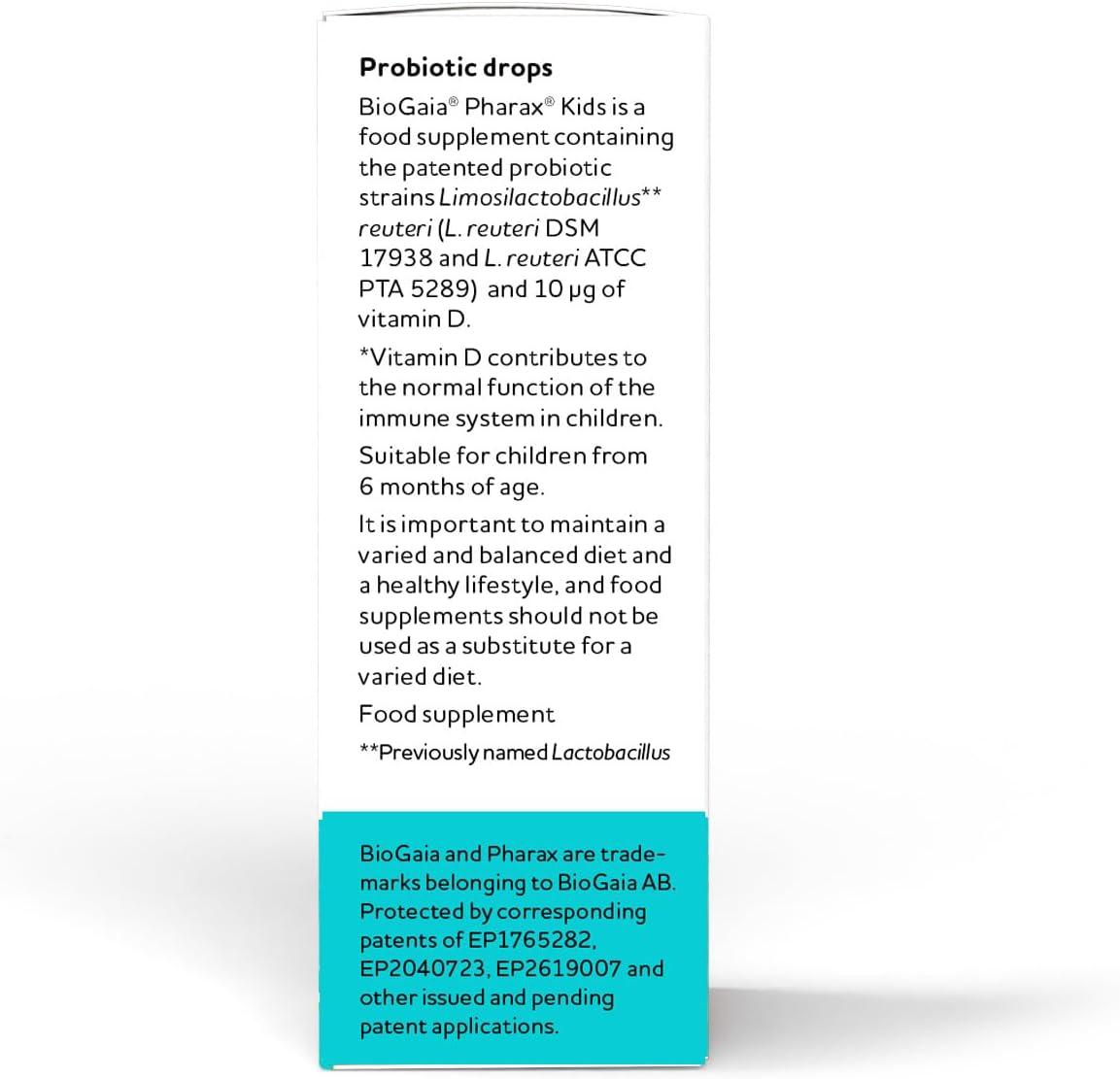 BioGaia Pharax Kids with Vitamin D