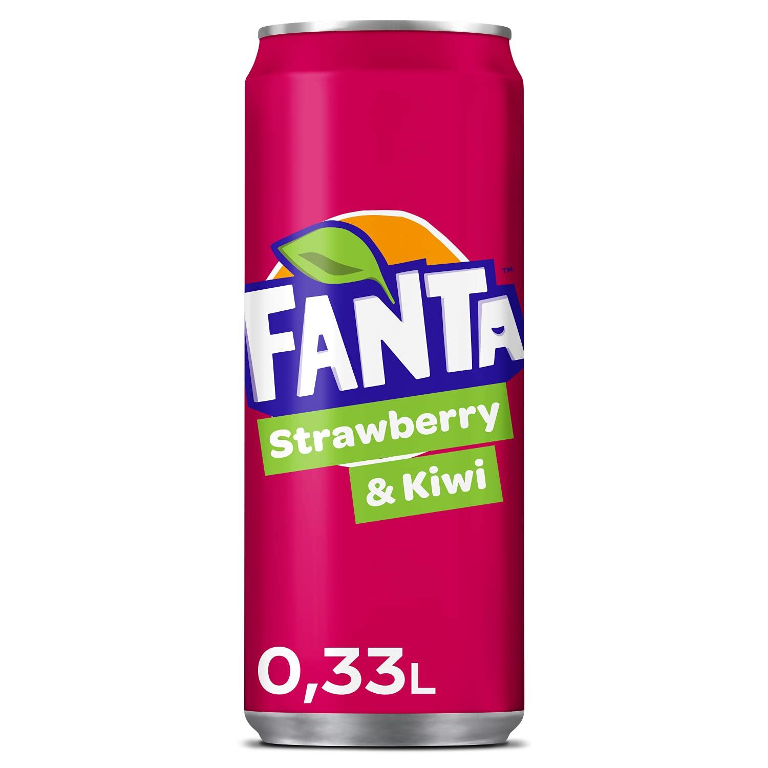 Fanta Strawberry & Kiwi and Coca-Cola Cherry Bundle | Fruity Soft Drink ...