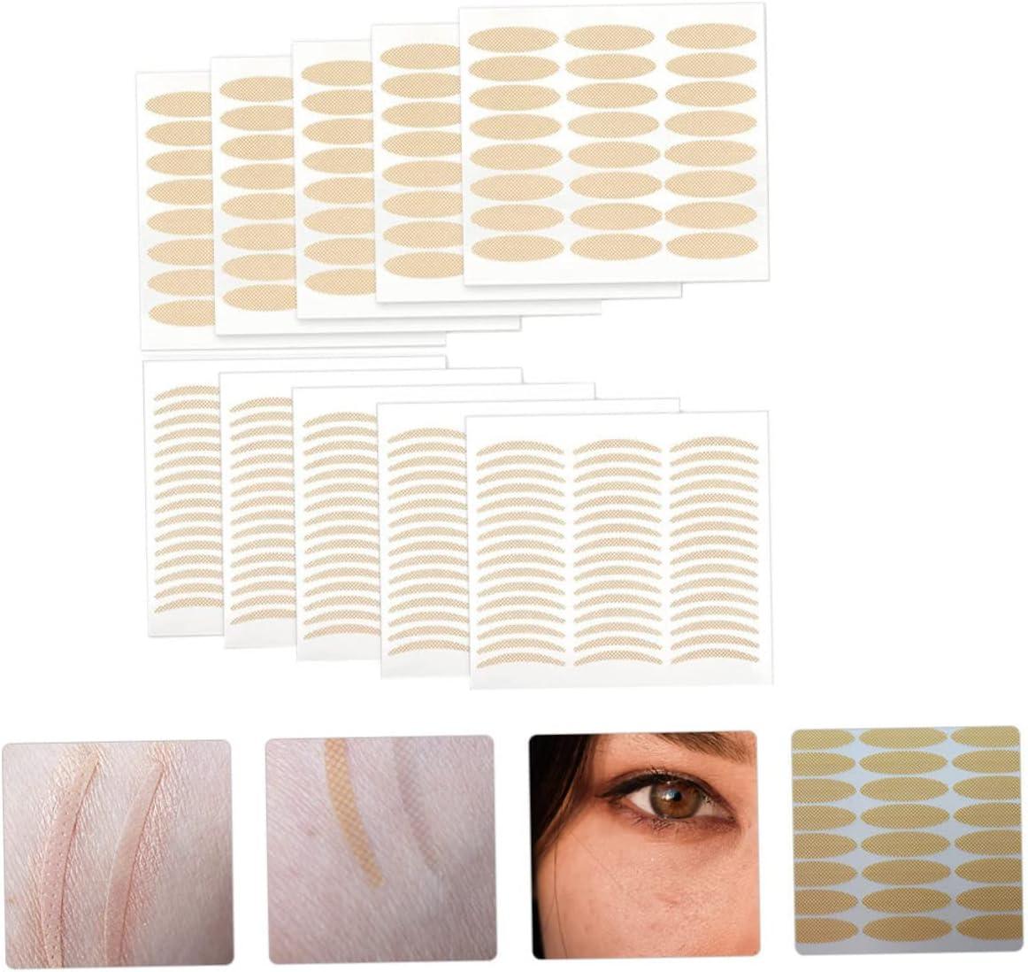 DOITOOL 40 Sheets Lace Double Eyelid Sticker Invisible Eyelid Sticker ...