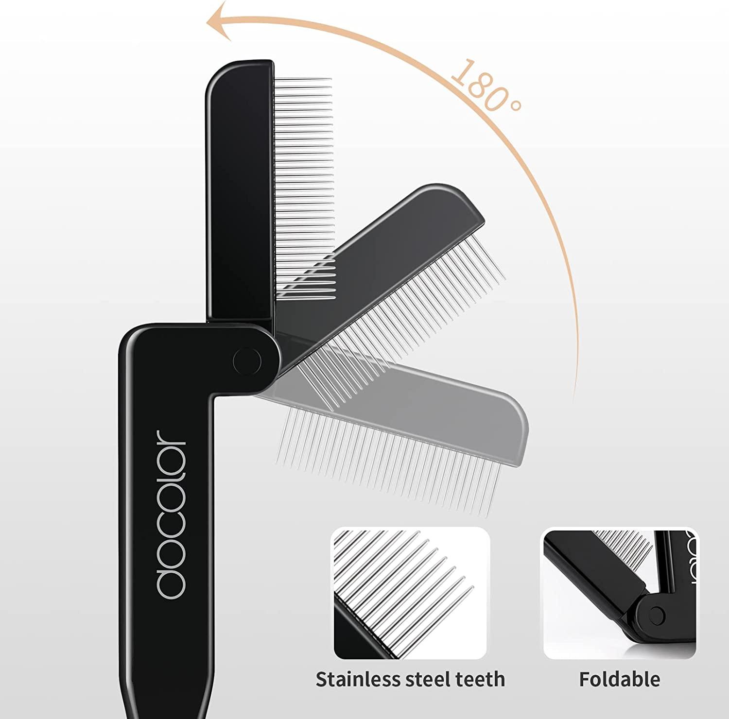 Foldable Eyelash Comb Separator - Docolor Arc Design Mascara Applicator ...