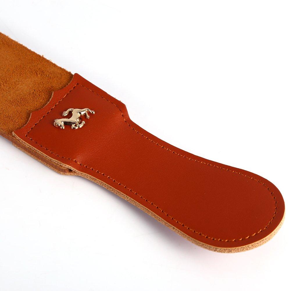 Leather Razor Strop Shaving Strap - Barber Straight Razor Knife ...