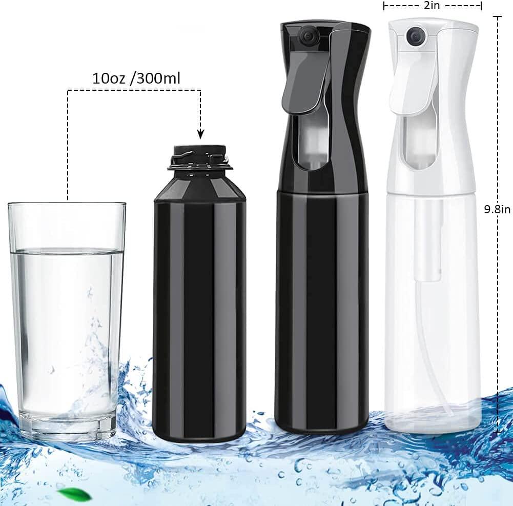 10oz Continuous Spray Bottle - Leak-proof 360 Ultra Fine Mist Mister for Hair & Plants | Buy Now ...