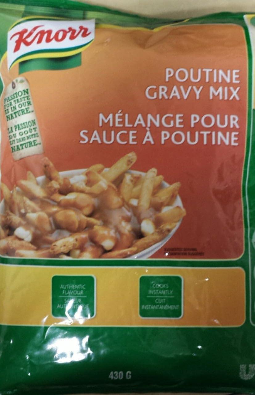 Knorr Poutine Gravy Mix 430g bag 66 servings 4 Litres Imported from Canada