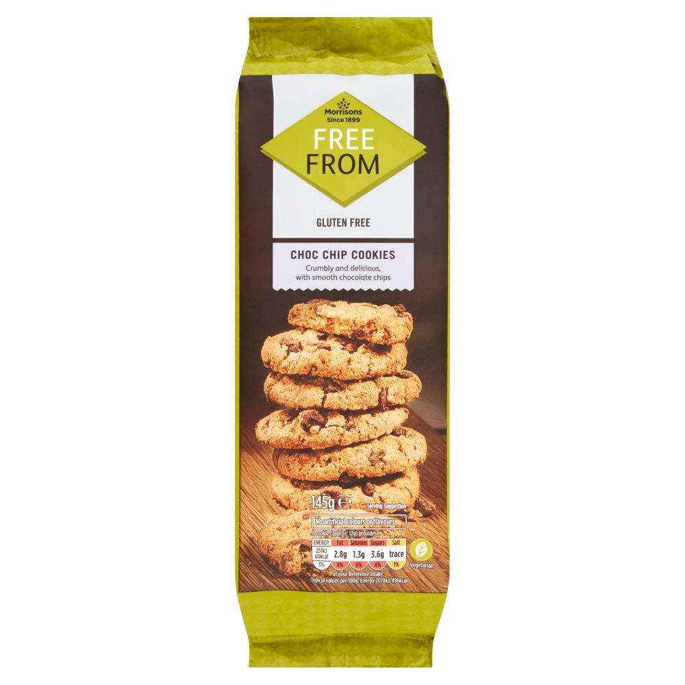 Morrisons Free from Choc Chip Cookies 145 g x 8 | Buy Now with Express ...