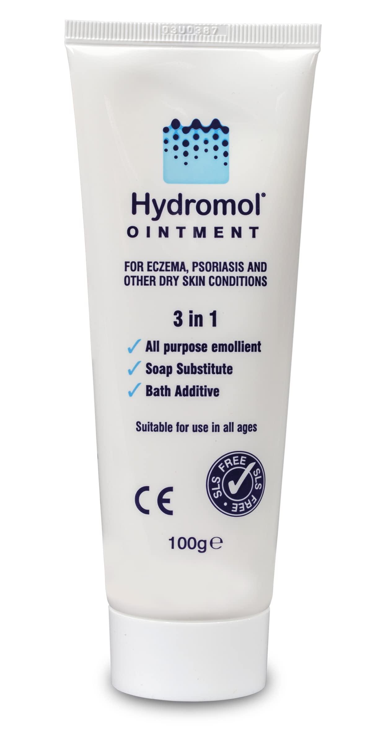 Hydromol Ointment 100g Tube for Dermatitis, Eczema, Psoriasis, and Dry Skin Conditions | Buy Now ...