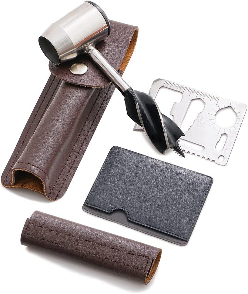 JACHOM Bushcraft Hand Auger Wrench | Survival Tool for Camping and ...