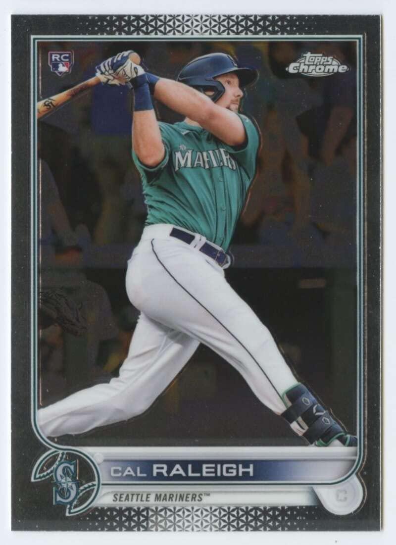 2022 Topps Chrome Cal Raleigh RC Rookie Card - Seattle Mariners | Buy ...