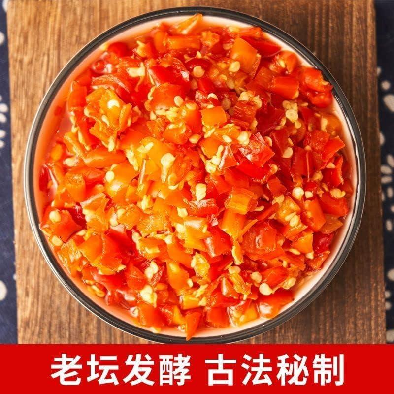 Hunan specialty spicy chopped chili sauce Chili sauce garlic paste ...