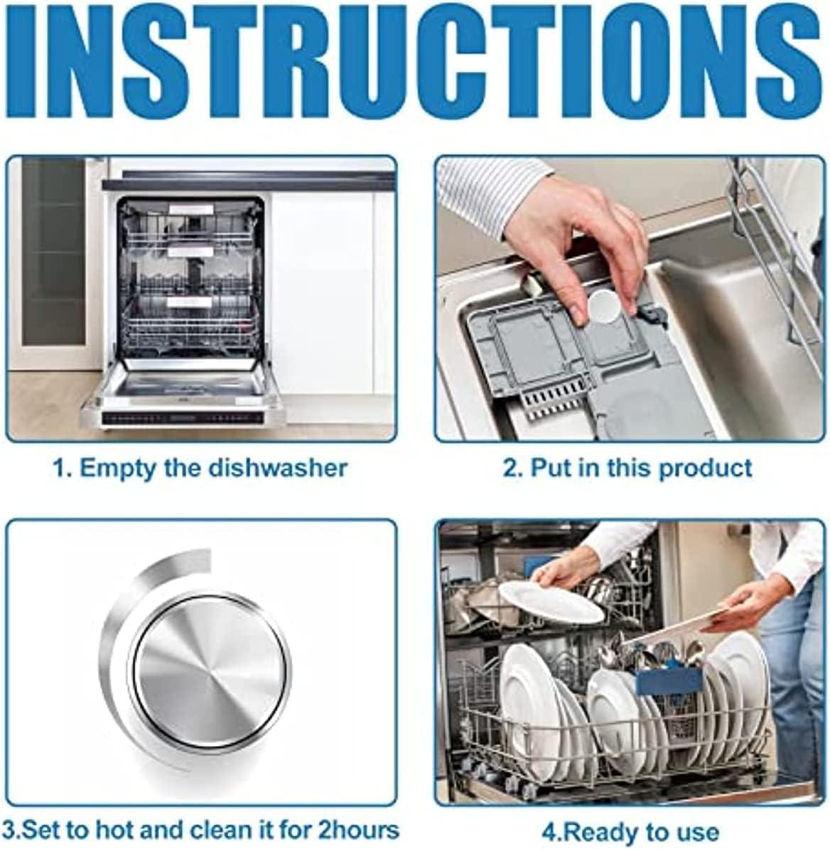 Dishwasher Tablets Dishwasher Cleaning Tablets Removes Limescale Build Up Deep Cleaning Descaler ...