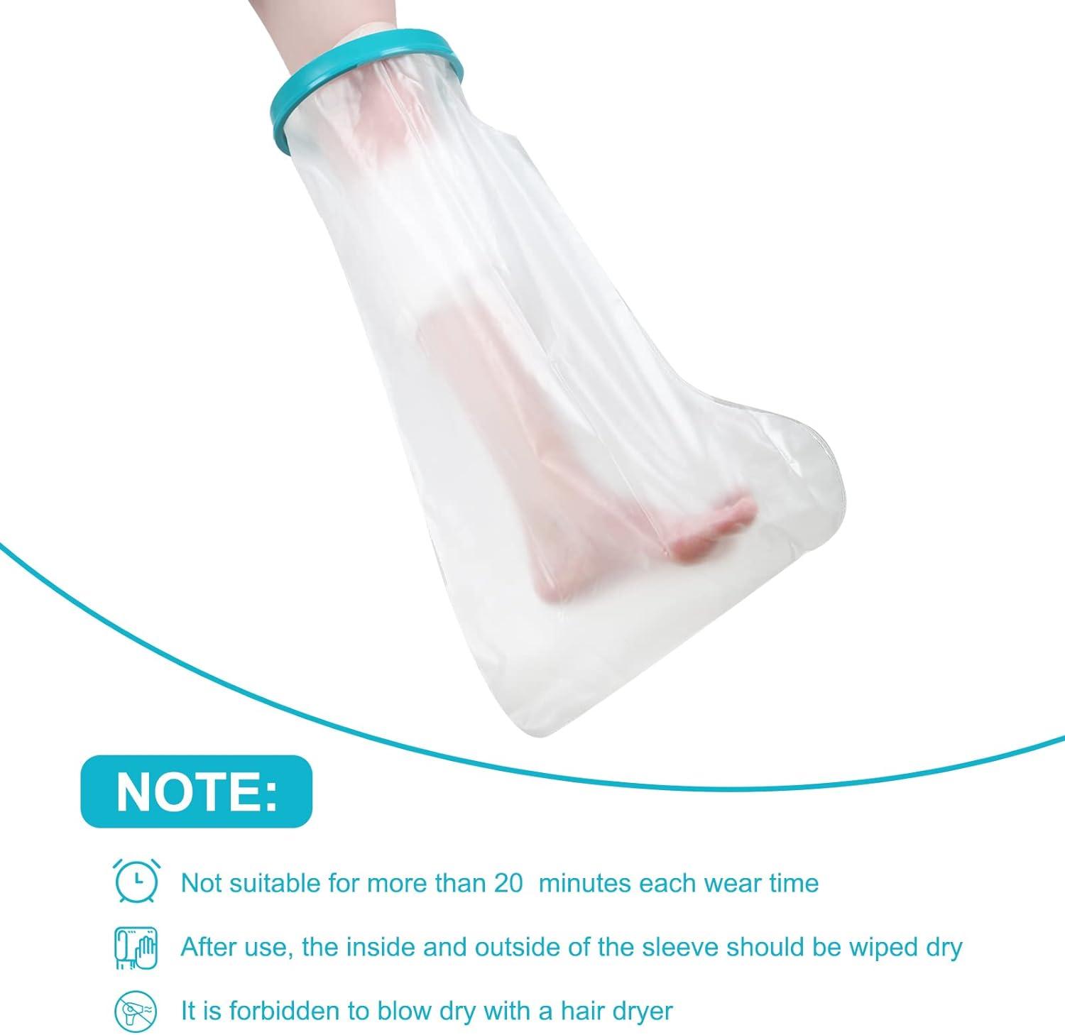 Fasola Waterproof Leg Cast Cover - Large Size | Shower & Bath Protector ...