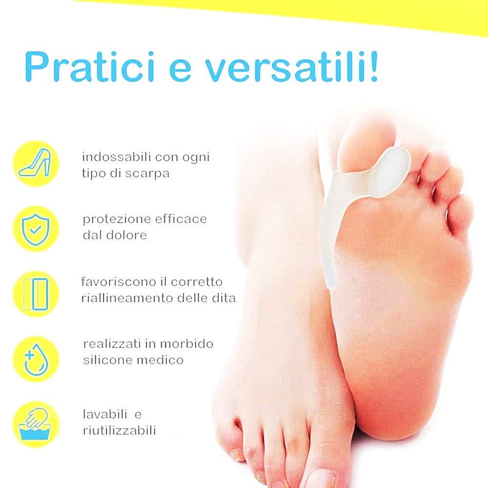 Hallux Valgus Corrector - Gel Medical Silicone - Anti-Chafing Pain ...