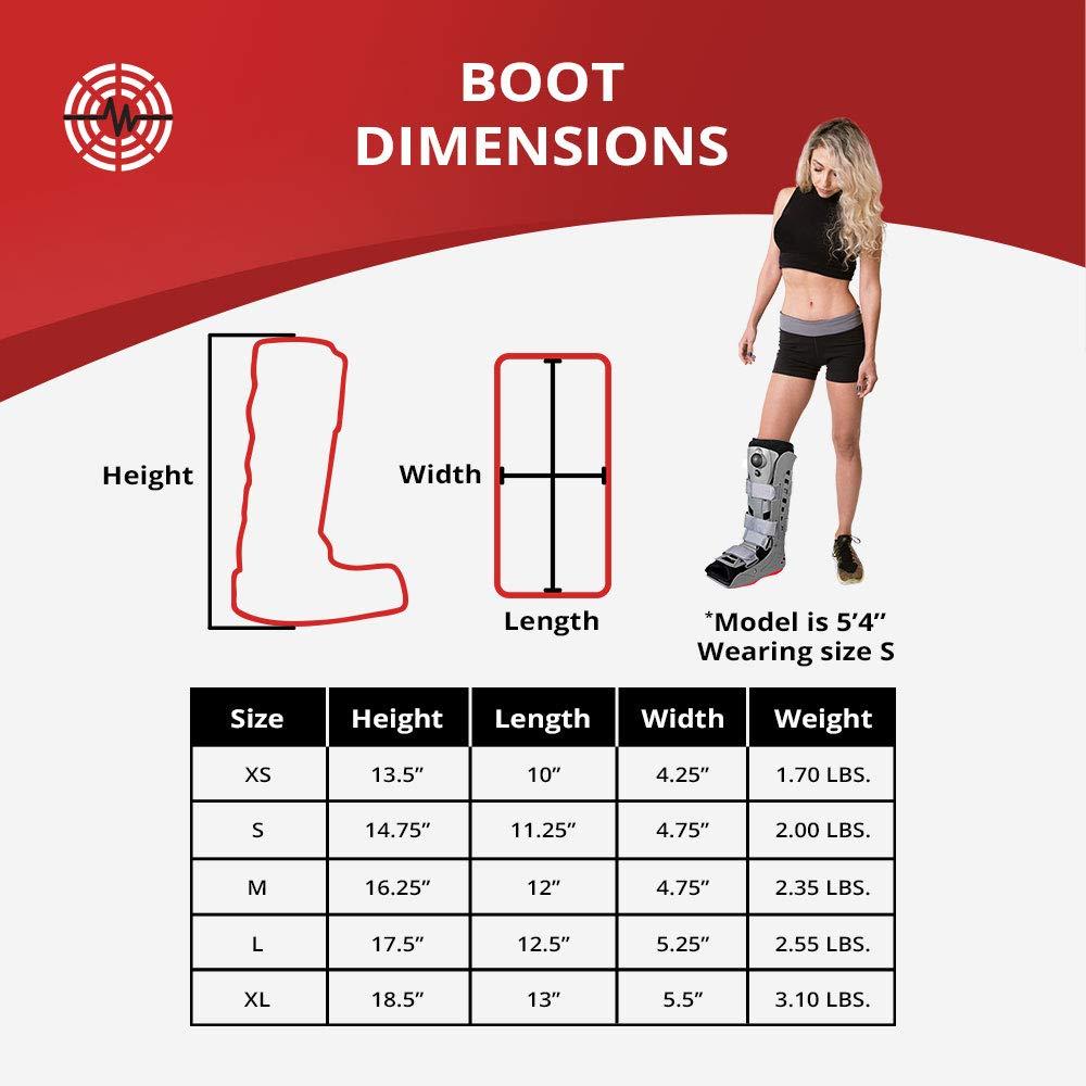 ManaMed Royal Boot Air Tall CAM Boot - Medium | Orthopedic Walking Boot ...