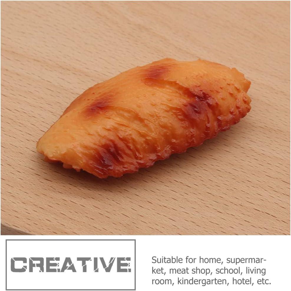Operitacx 1 Set Chicken Leg and Wing Model Fake Chicken Wings Plush ...
