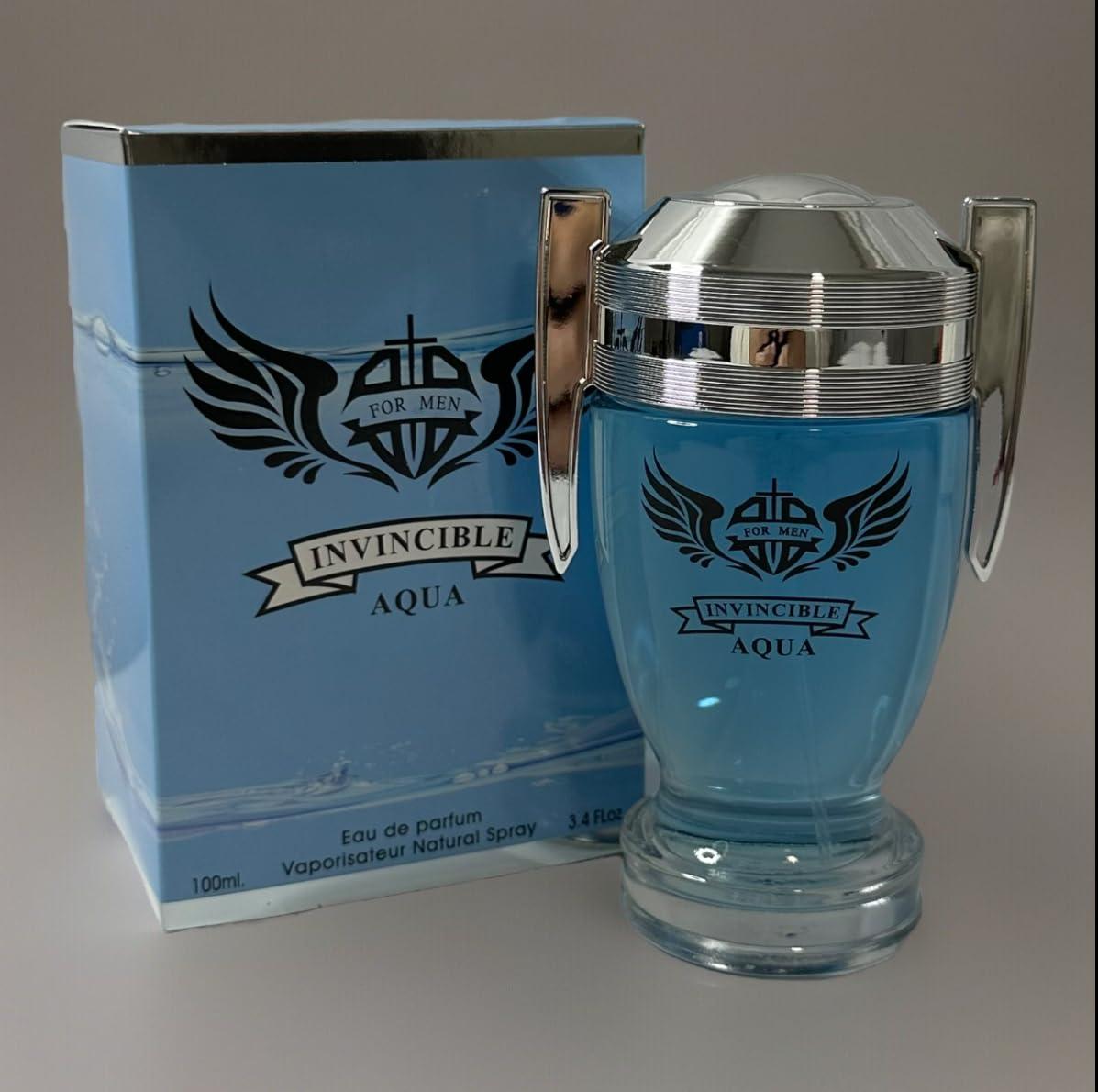 Invincible Aqua Men's Eau de Parfum Natural Spray 3.4 fl oz Blue | Buy ...